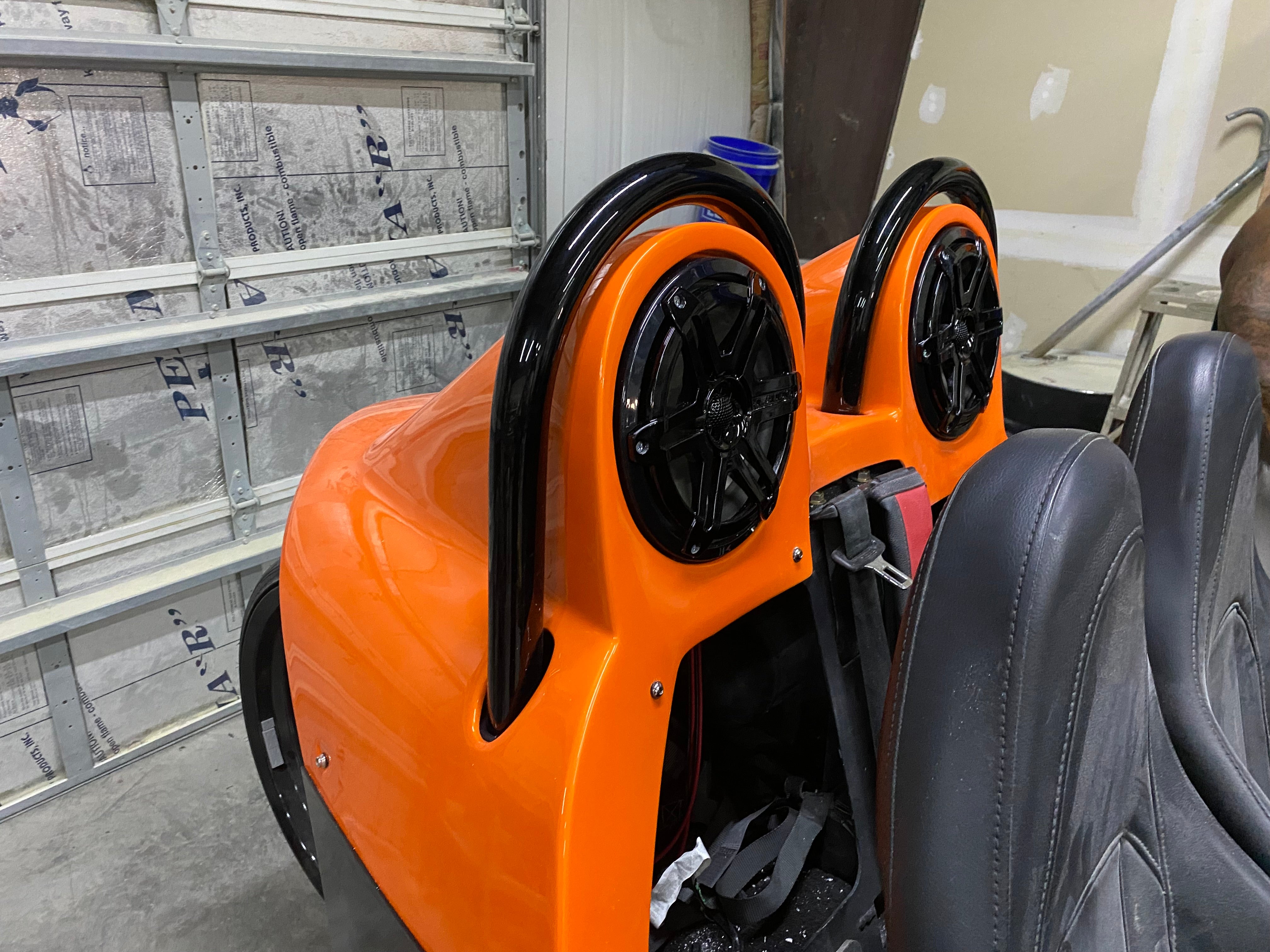 Custom Vanderhall Speaker Pod – Camtech Custom Baggers