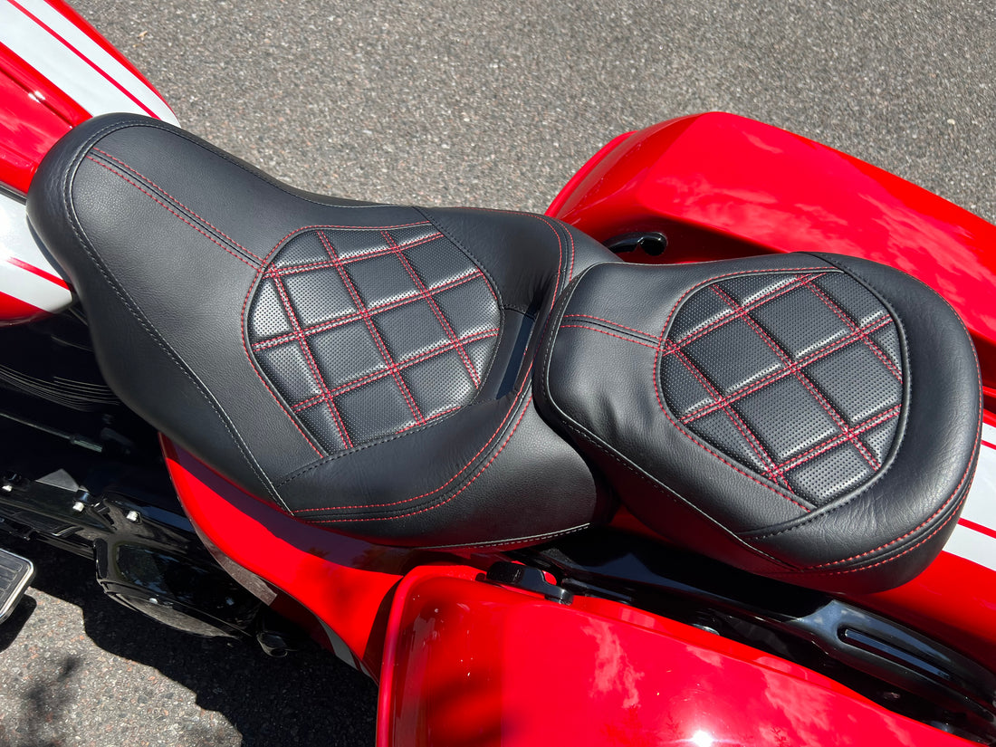 2019 Red Fat Tire Road Glide – Camtech Custom Baggers